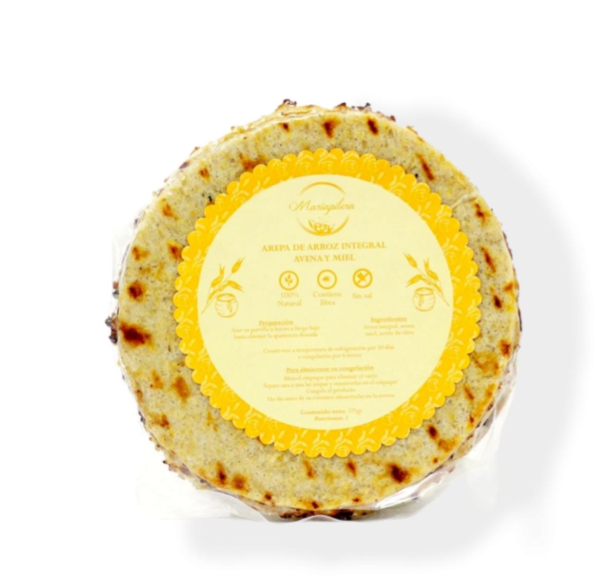Macondo Mercado Saludable - Arepas Maria Pilera Avena Y Miel x 5 und